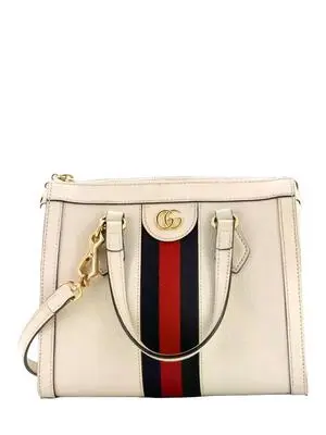 Gucci Gucci Ophidia Top Handle Satchel Neutrals
