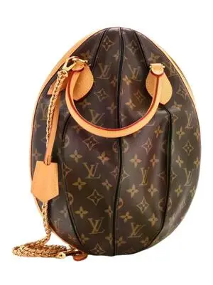 LOUIS VUITTON Monogram Canvas And Leather Satchel - Black