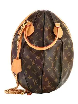 LOUIS VUITTON Monogram Canvas And Leather Satchel - Black