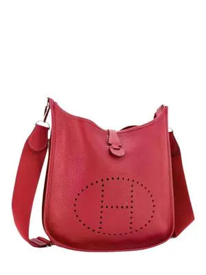 Hermès Evelyne Clemence Pm Bag - Red