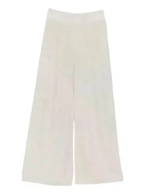 NENETTE Metallic Palazzo Pants - Neutrals