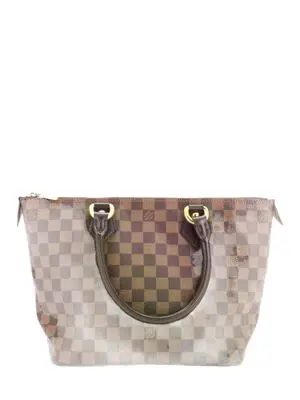 LOUIS VUITTON Saleya Handbag Damier Pm Tote Bag - Brown