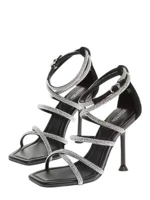 MICHAEL KORS Michael Kors Imani Rhinestone Embellished Strappy Sandals