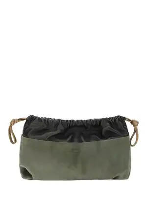 Pierre Hardy Twin Leather Clutch Bag - Green