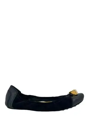 LOUIS VUITTON Monogram Cube Ballet Flats - Black