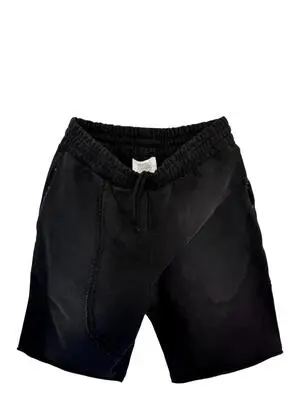 NORMFORM Distressed Cut-out Shorts - Black