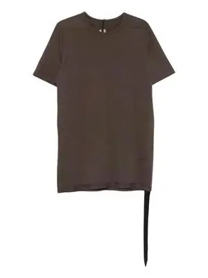 Rick Owens Central-seam Short-sleeve T-shirt - Brown