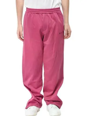 Off-White Sequin-stripe Track Pants - Pink