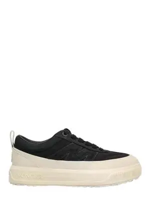 Moncler Altive Nubuck & Suede Lace-up Sneakers - Black