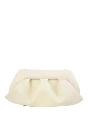 THEMOIRE Bios Pleated Clutch Bag - Neutrals