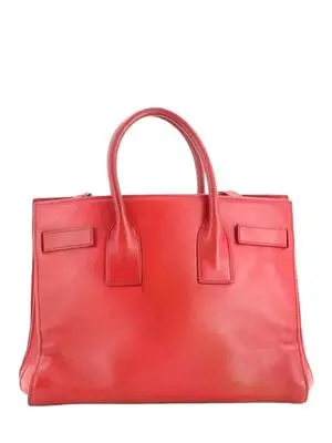Saint Laurent Sac De Jour Leather Small Satchel - Red