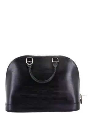 LOUIS VUITTON Alma Handbag Epi Leather Pm Satchel - Black