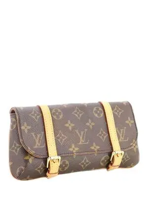 LOUIS VUITTON Monogram Canvas Belt Bag - Brown