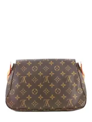 LOUIS VUITTON Monogram Canvas Mini Satchel Handbag - Brown