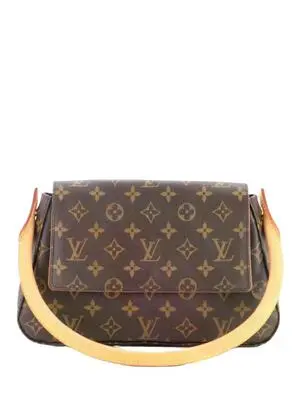 LOUIS VUITTON Monogram Canvas Mini Satchel - Brown