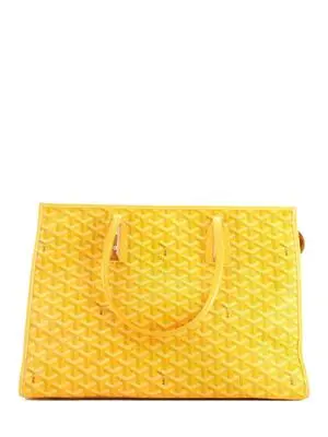 Goyard Marquises Tote Bag In Coated Canvas - Yellow