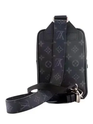 LOUIS VUITTON Louis Vuitton Monogram Taigarama Outdoor Sling Bag Black