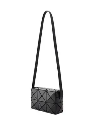 Issey Miyake Geometric Panel Shoulder Bag - Black