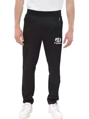 Polo Ralph Lauren Cotton-blend Joggers With Contrast Stripes - Black