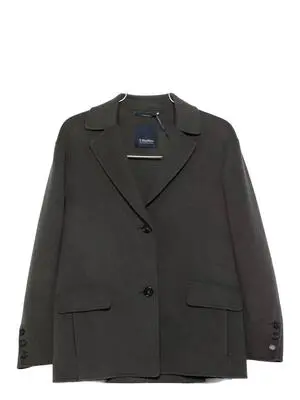 Max Mara Single-breasted Wool Blazer - Grey