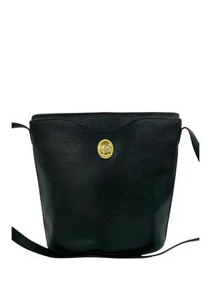 Dior 20th Century Leather Bucket Bag - Black