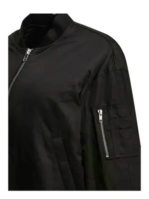 IVY OAK Zip-up Bomber Jacket - Black