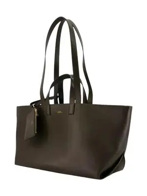 A.p.c. Le Drummer Leather Shoulder Bag - Brown