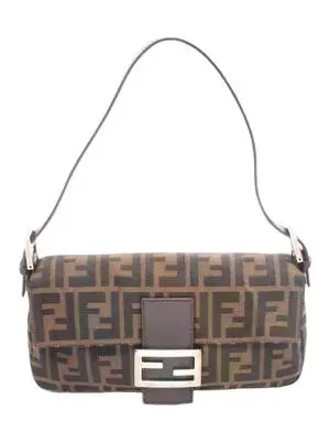Fendi Mamma Baguette Shoulder Bag - Brown