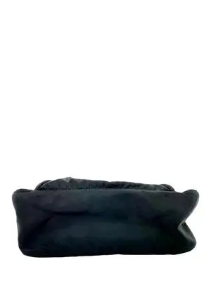 Prada Buckled Messenger Bag - Black