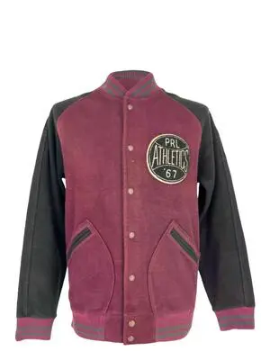 Ralph Lauren Ralph Lauren Vintage PRL Athletics '67 Cotton Bomber Jacket Red