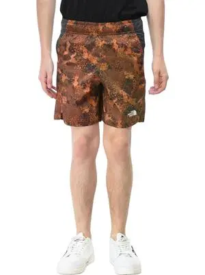 The North Face Printed Elasticated Waist Shorts - Brown
