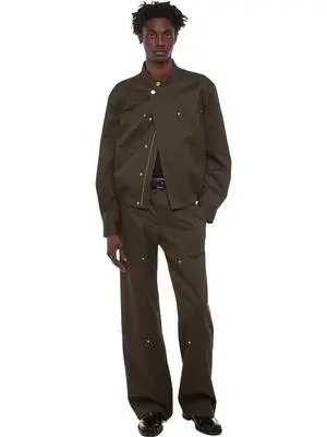 Helmut Lang Moto Trucker Jacket - Dark Moss