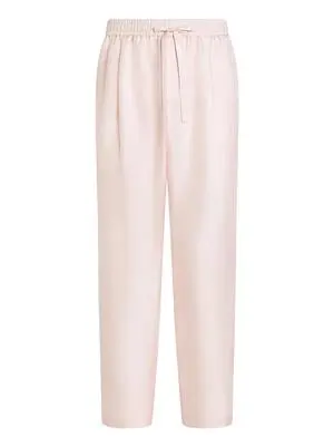 Dolce & Gabbana Silk Twill Jogging Trousers - Pink