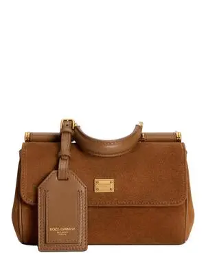 Dolce & Gabbana Dolce & Gabbana Mini My Sicily Handbag In Split Leather Multicolor