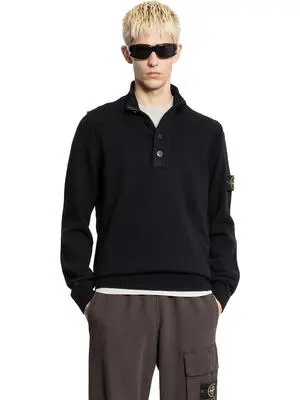 Stone Island STONE ISLAND Lambswool Sweater Black