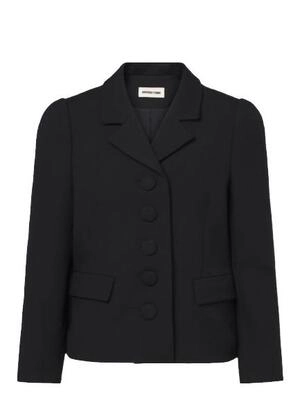 SHUSHU/TONG Wool And Silk Jacket - Black