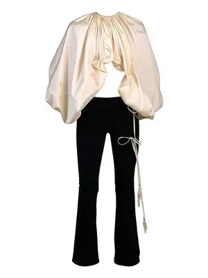 SALMA OSMAN Draped High-neck Set - Multi