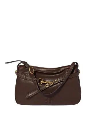 Miu Miu Aventure Nappa Leather Bag - Red