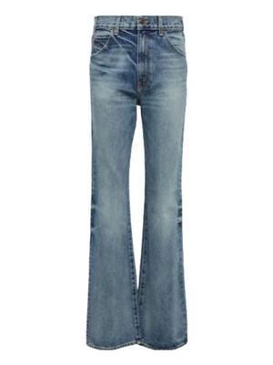 NILI LOTAN High-rise Flare Jeans - Blue