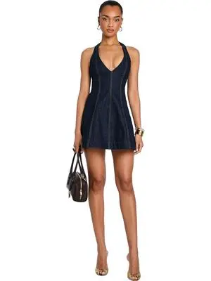 Retrofete Renfri Denim Mini Dress - Rinse