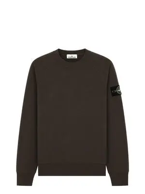 Stone Island Felpa Con Patch Logo - Green