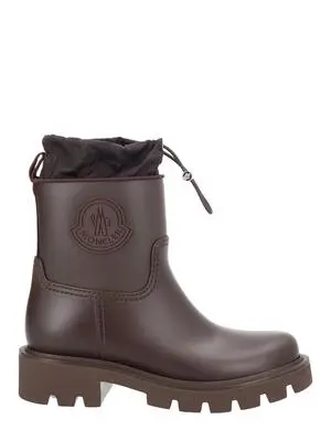 Moncler Kickstream Rain Boots - Brown