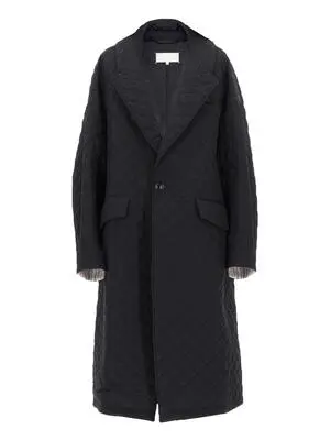 MAISON MARGIELA Quilted Coat - Black