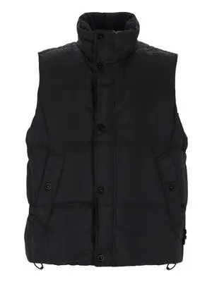 Stone Island Down Puffer Vest - Black
