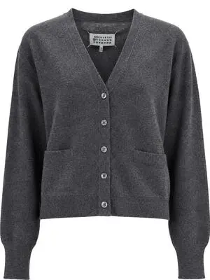 MAISON MARGIELA Cardigan In Lana - Grey