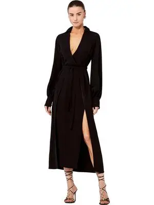 Alexis Shey Midi Dress - Black