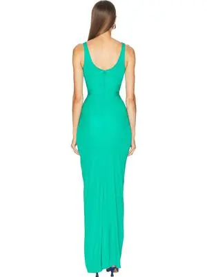 Christopher Esber Salacia Jersey Drape Dress - Malachite