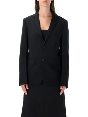 FENDI FENDI Single-Breasted Blazer With Notched Lapels