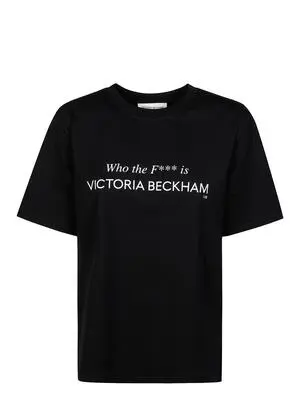 Victoria Beckham Parlata" T-shirt - Nero