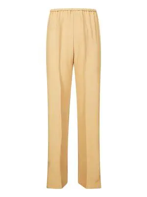 FORTE_FORTE Textured Knit Full Length Pants - Marrone